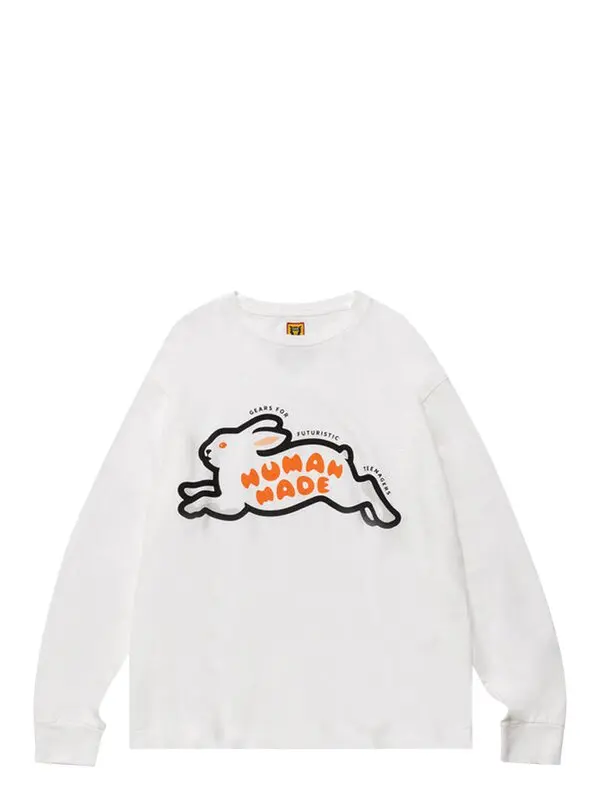 HUMAN MADE Rabbit Long-sleeve T-shirt - White