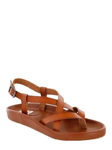 Mia Zurie Slingback Sandal - Cognac