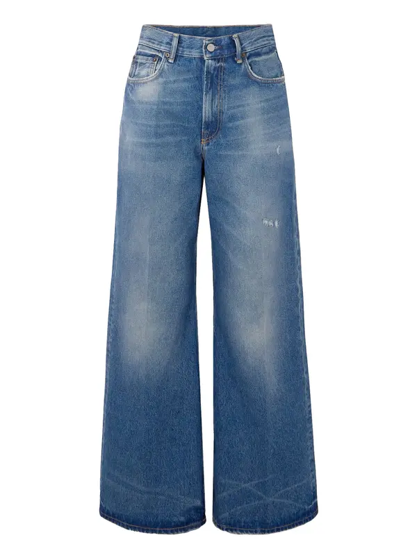 Acne Studios High-rise Wide-leg Jeans - Blue