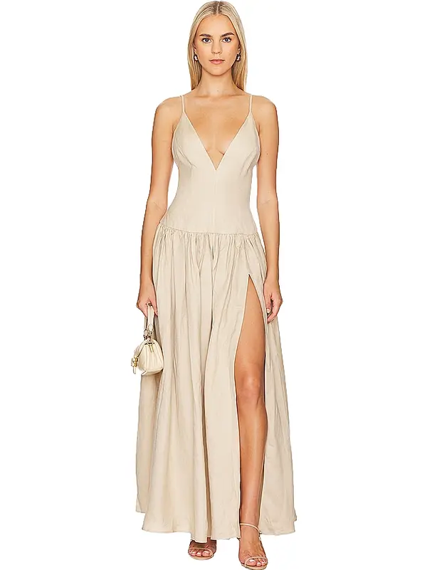 Tularosa Saylor Maxi Dress - Cappuccino Brown