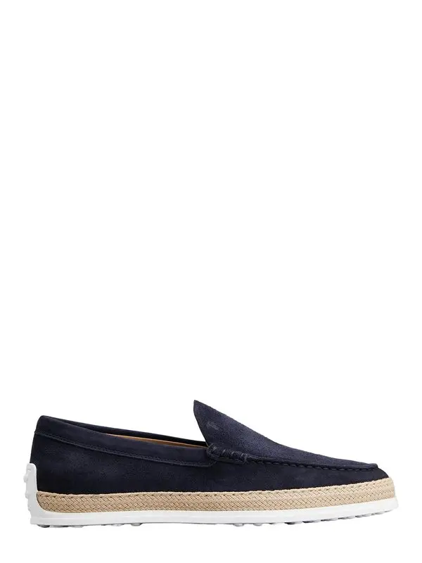 TOD'S Suede Loafers - Blue