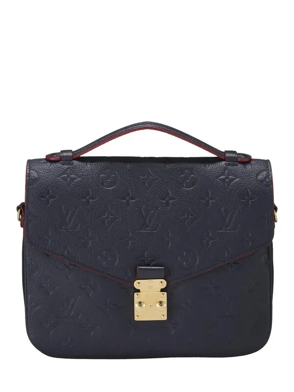 LOUIS VUITTON Monogram Empreinte Pochette Metis - Navy