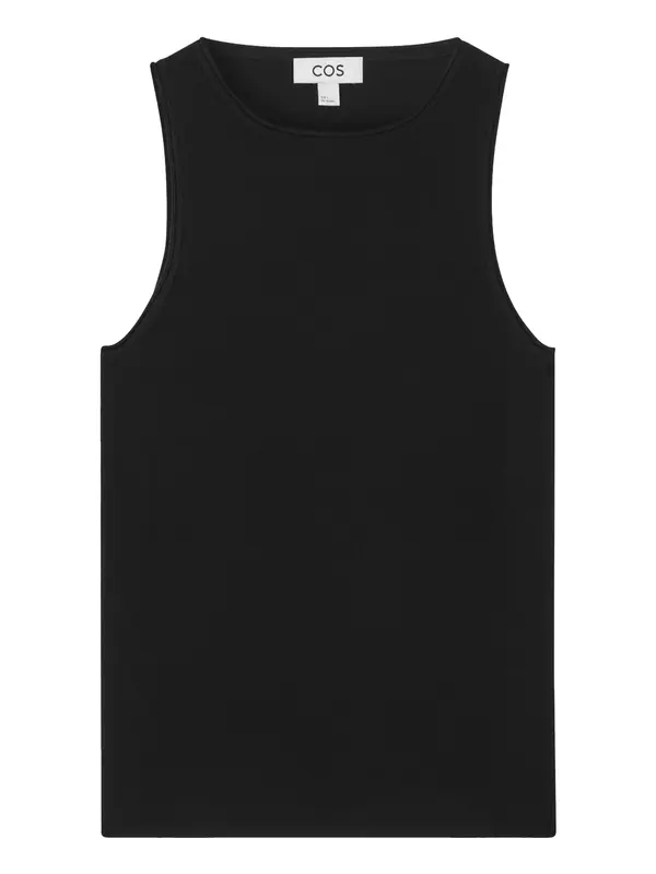 Cos Knitted Tank Top - Black