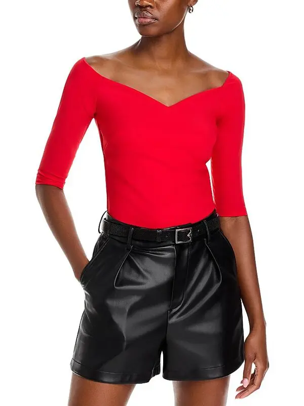 Chiara Boni La Petite Robe Saffron Top - Red