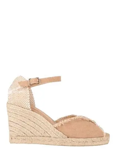 CastaÑer Espadrille Sandals With Rope Wedge - Beige