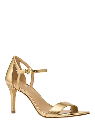 Michael Kors Simone Metallic Sandals - Gold