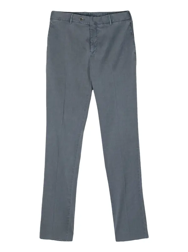 PT TORINO Drawstring-waist Tapered Trousers - Blue