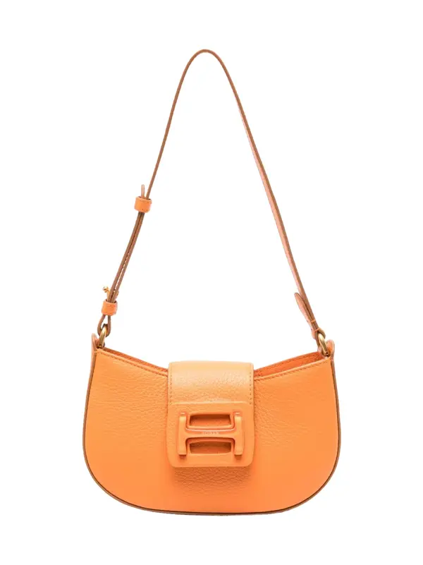 Hogan H-bag Leather Shoulder Bag - Orange
