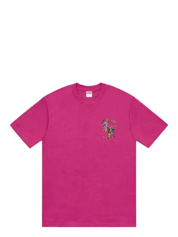 Supreme Laugh Now Tee 'magenta - Pink