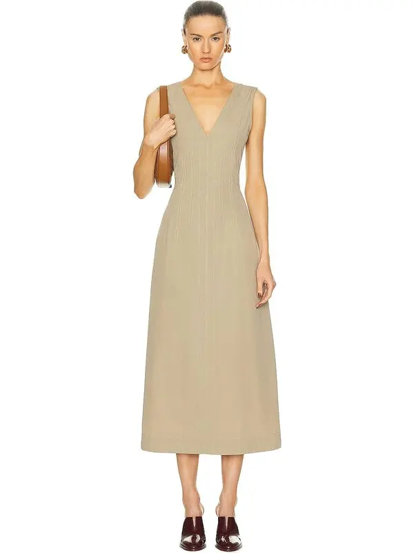 Bottega Veneta Midi Dress - Sand