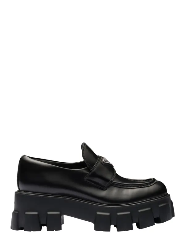 Prada Monolith Loafer - Black