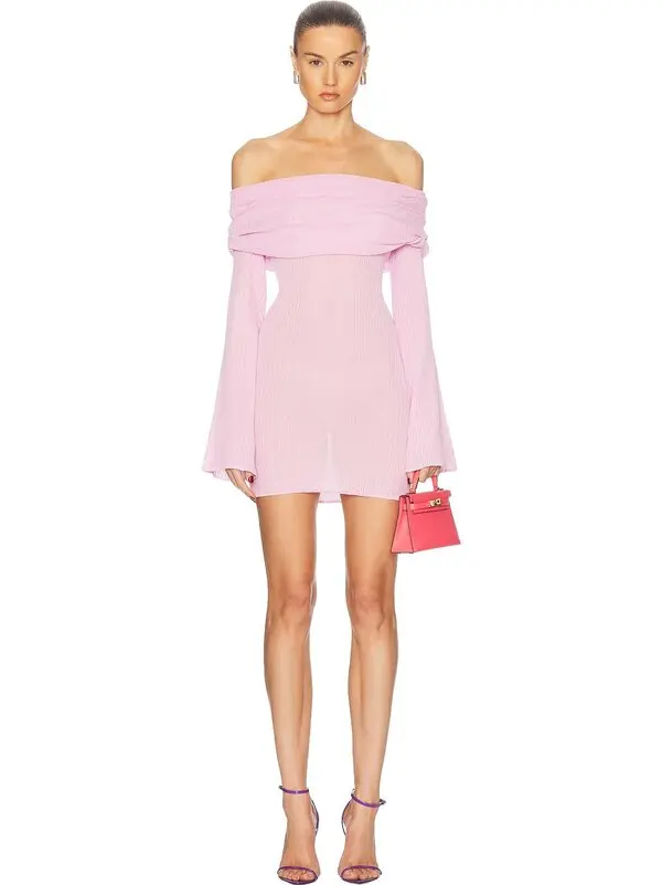 SEROYA Galli Mini Dress - Ballet Pink