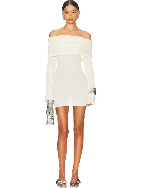 SEROYA Galli Mini Dress - Eggshell