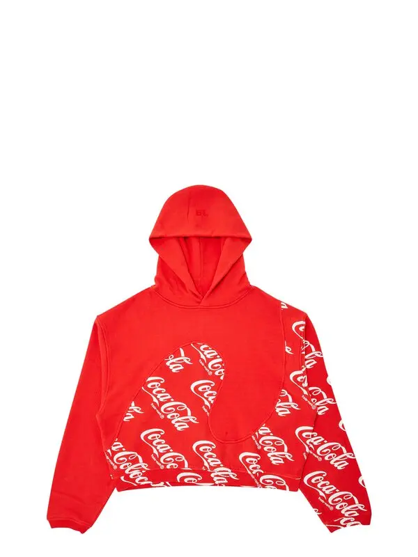 ERL Printed Swirl Hoodie - Red