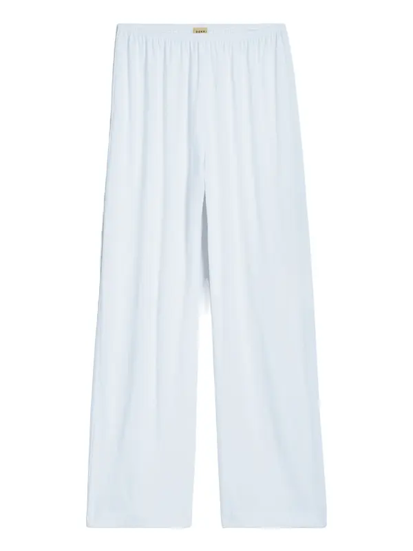 Madewell Mw Donni Jersey Wide Leg Pants - Powder