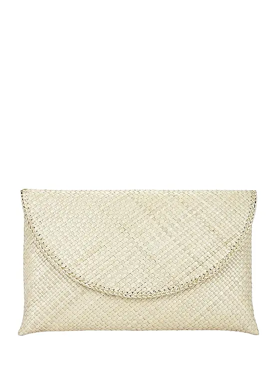 CASA CLARA Island Clutch - Rattan