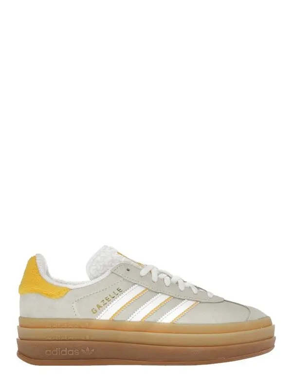 Adidas Gazelle Bold Sneakers - Ivory/white/bold Gold