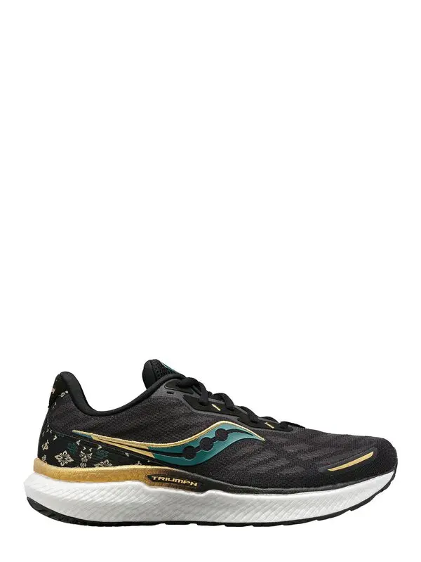 Saucony Triumph 19 Tokyo Amulet Sneakers - Black/green/gold