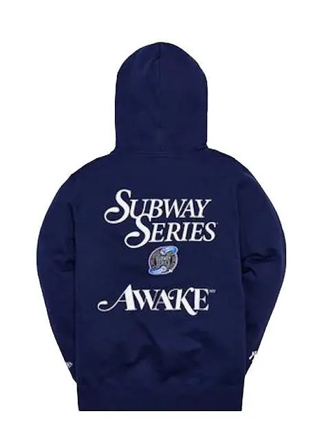AWAKE Subway Series Yankees Hoodie - Navy Blue