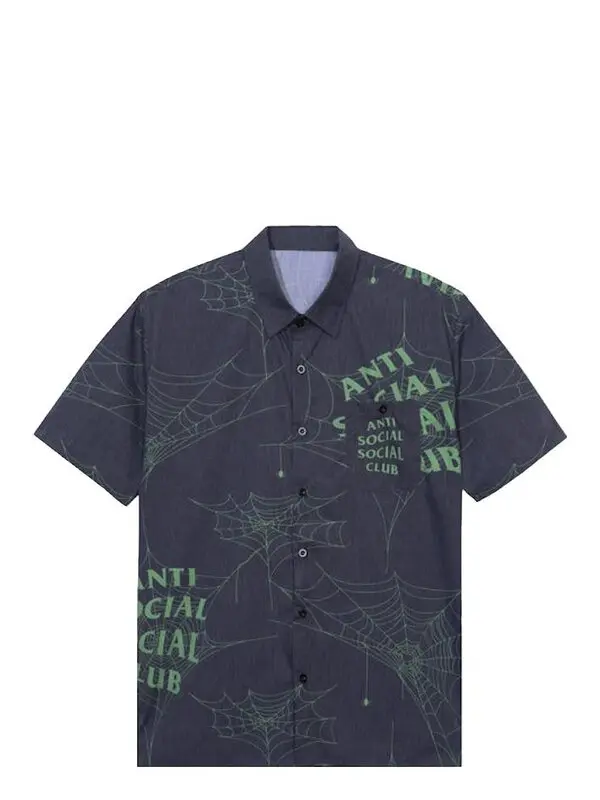 ANTI SOCIAL SOCIAL CLUB Crawling In The Dark Button Up - Black