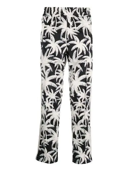 Palm Angels All Over Palms Trackpants - White/black