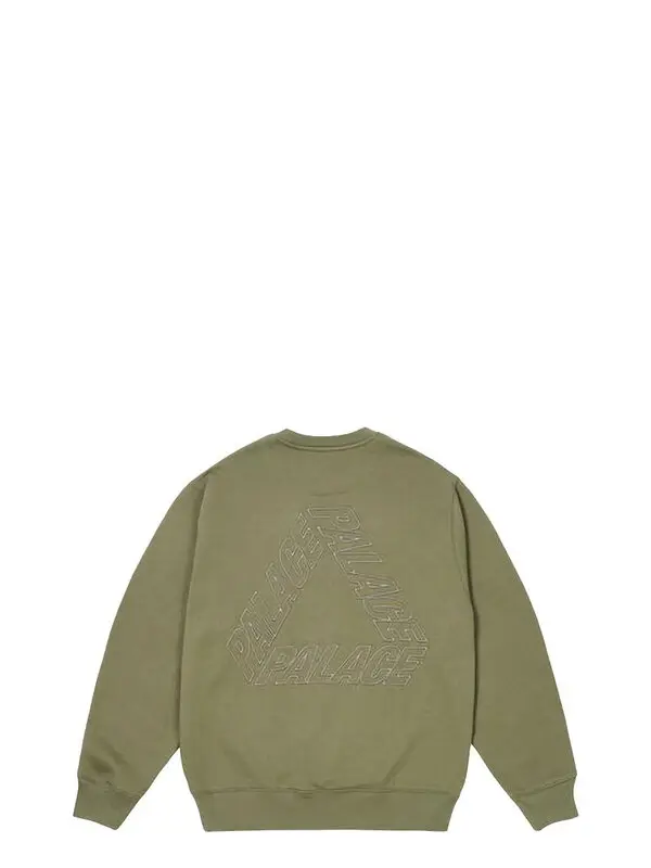 PALACE Outline P3 Crew - Olive
