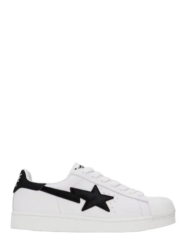 BAPE A Bathing Ape Skull Sta #2in Sneakers - White/black