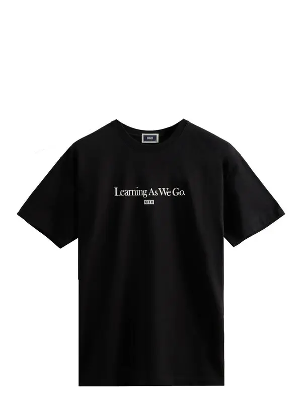 Kith Learning As We Go Tee Shirt - Black