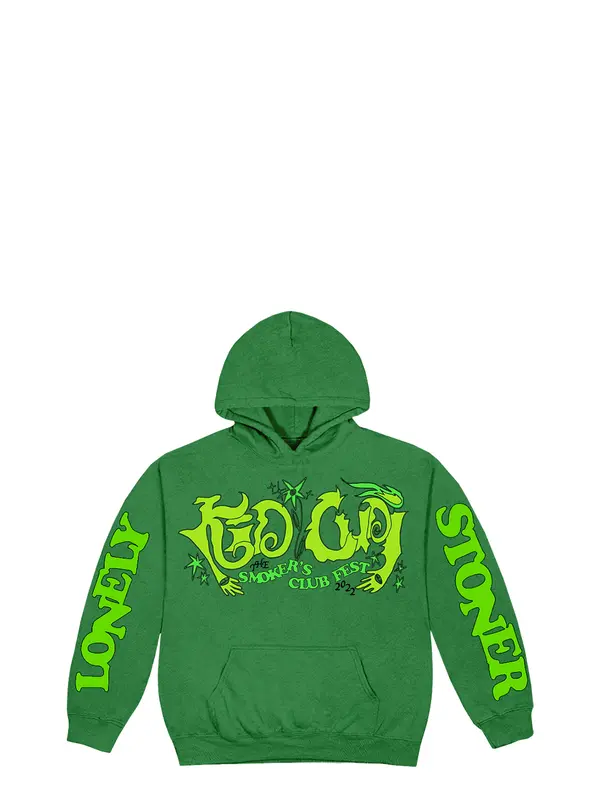 KID CUDI Lonely Stoner Hoodie - Green