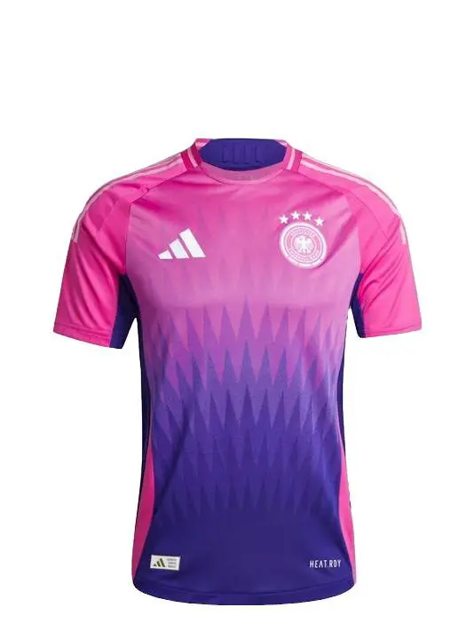 Adidas Germany 2024 Away Authentic Jersey - Semi Lucid Fuchsia/team College Purple