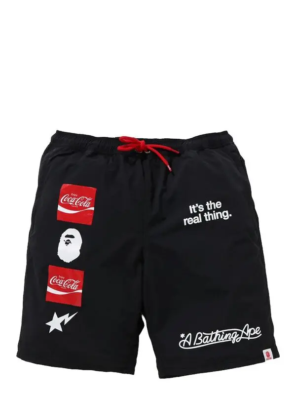 A BATHING APE X Coca Cola Shorts - Black