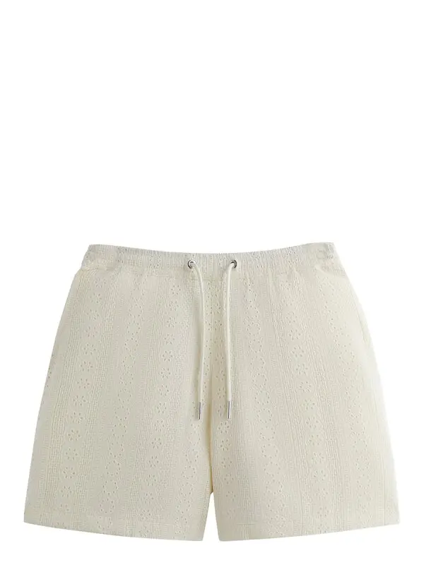 Kith Eyelet Belmont Short - Cream