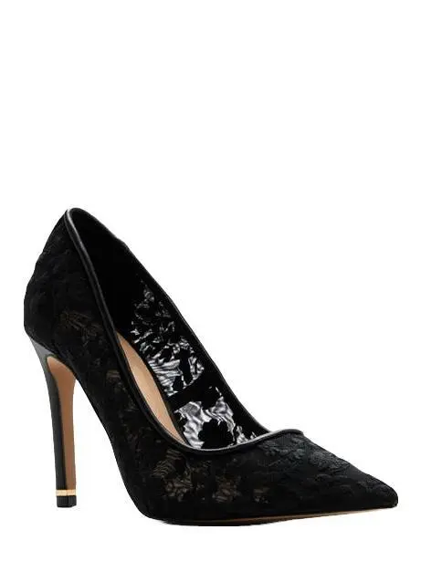 Ted Baker London Cara Icon Pointed Toe Pump - Black