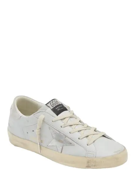 Golden Goose Super-star Low-top Sneakers - Grey/silver