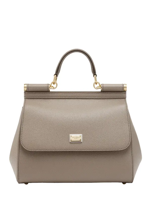 Dolce & Gabbana Large Sicily Handbag - Grey