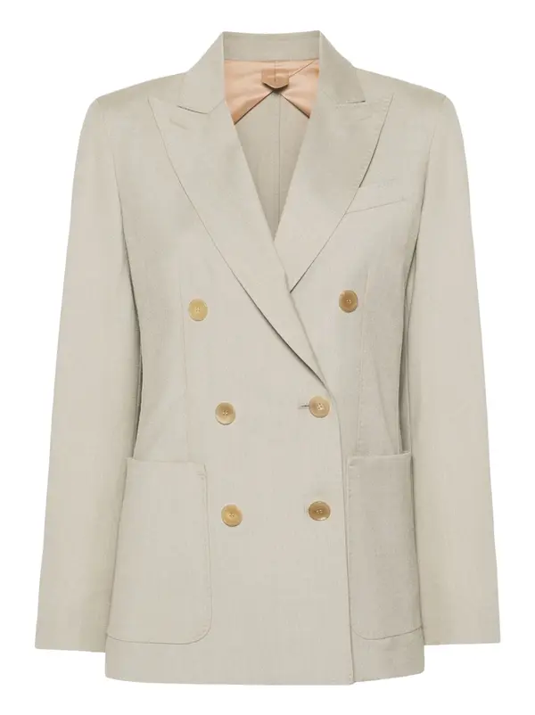 Max Mara Mantide Double-breasted Blazer - Neutrals