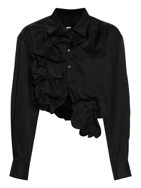 JNBY Flower Detailing Shirt - Black