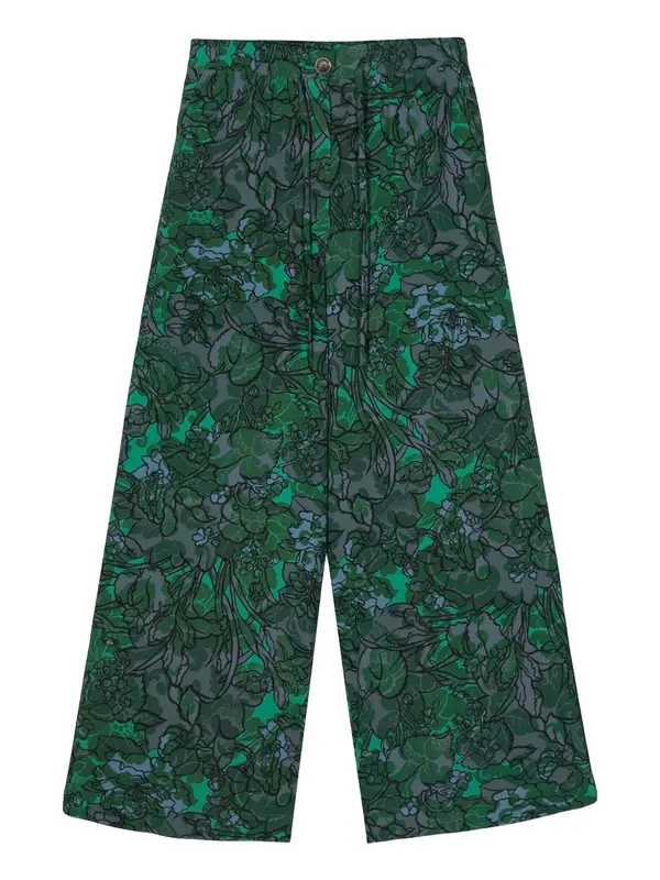 PIERRE-LOUIS MASCIA Adanastr Wide-leg Trousers - Green