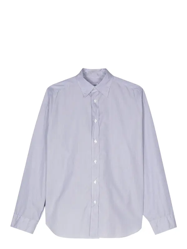 FINAMORE 1925 Oriana Striped Shirt - Blue