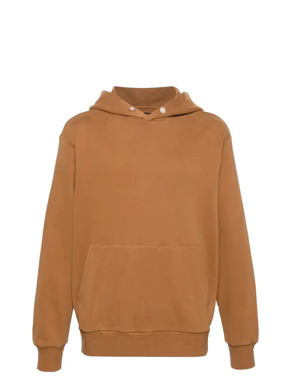 Zegna Drop-shoulder Jersey Hoodie - Brown