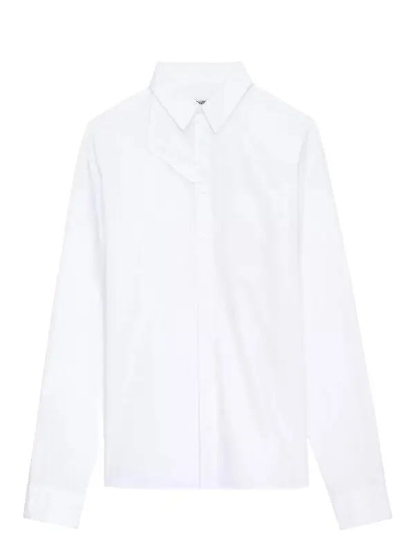 Zadig&Voltaire Tyrone Pop Organic Cotton Shirt - White