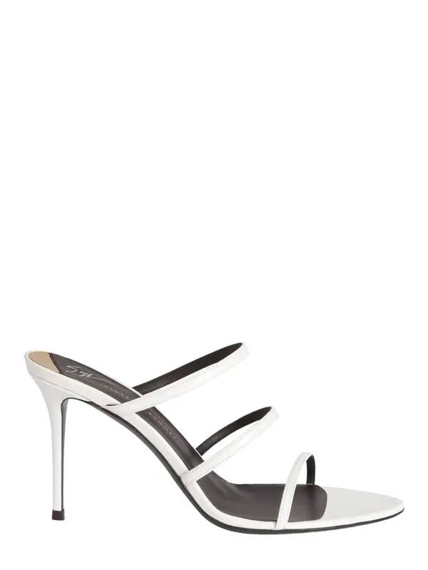 GIUSEPPE ZANOTTI 90mm Almiha Sandals - White