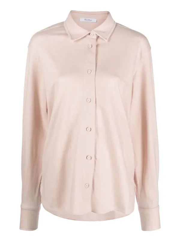 Max Mara Long-sleeved Shirt - Pink