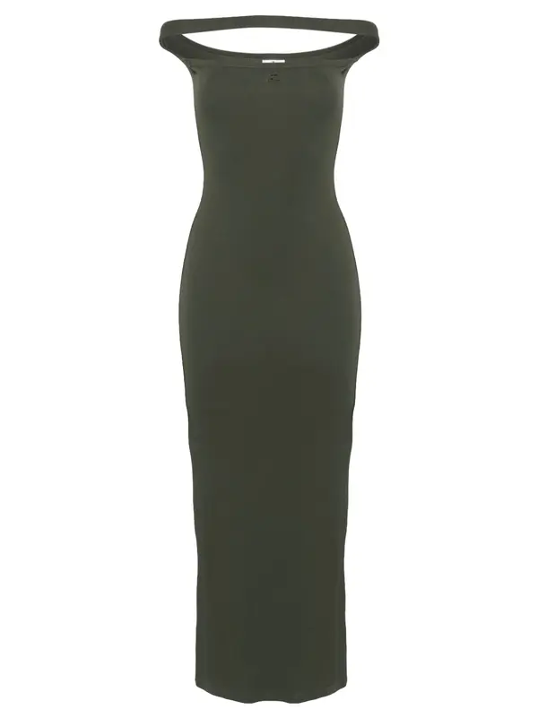 COURREGES Hyperbole 90's Maxi Dress - Green