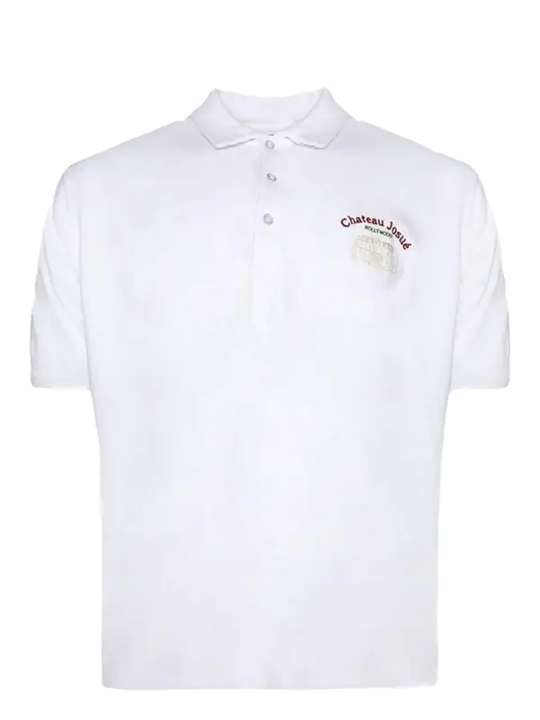 GALLERY DEPT. Chateau Josué Cotton Polo Shirt - White