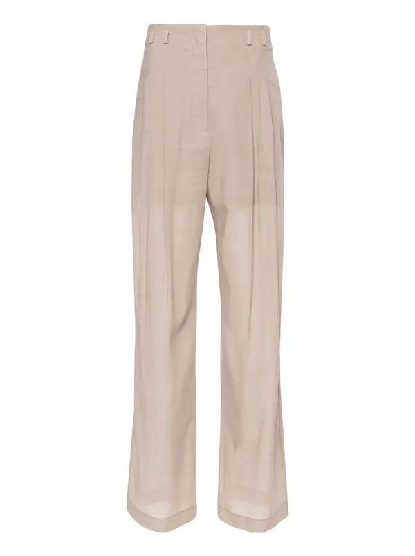 Philosophy Di Lorenzo Serafini Pleat-detailing Trousers - Neutrals