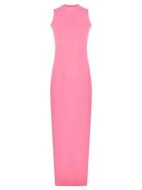 Sportmax Cut-out Detail Long Dress - Pink