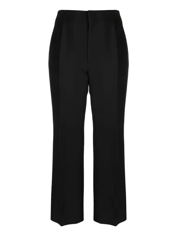 THE ROW Straight-leg Tailored Trousers - Black