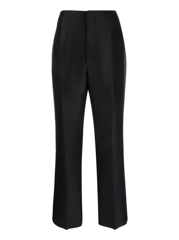 THE ROW Hector Straight-leg Trousers - Black