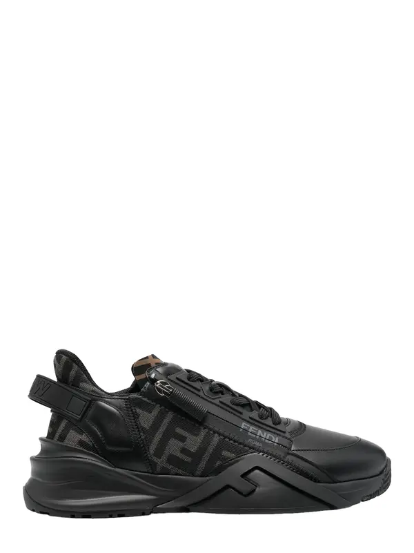 Fendi Flow Low-top Sneakers - Black